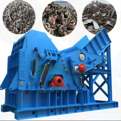 China 55kW Power Output Sizes ≥5mm Scrap Metal Crusher for Crushing Steel and Iron Cars for sale