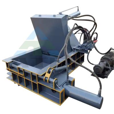 China Hydraulic Metal Baler 600*600 mm Baler Size for Iron Aluminum Scrap Copper Car Press for sale