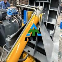 China Hydraulic Metal Baler 600*600 mm Baler Size for Iron Aluminum Scrap Copper Car Press for sale