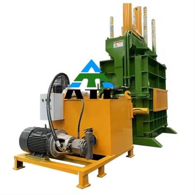 China 650 KG Vertical Baler for Scrap Carton Cans Plastic Bottle Textile Aluminum Alloy for sale