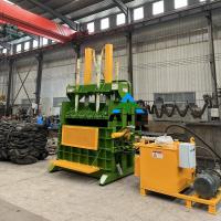 China 650 KG Vertical Baler for Scrap Carton Cans Plastic Bottle Textile Aluminum Alloy for sale