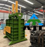 China 650 KG Vertical Baler for Scrap Carton Cans Plastic Bottle Textile Aluminum Alloy for sale