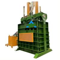 China 650 KG Vertical Baler for Scrap Carton Cans Plastic Bottle Textile Aluminum Alloy for sale