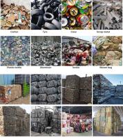 China 650 KG Vertical Baler for Scrap Carton Cans Plastic Bottle Textile Aluminum Alloy for sale