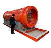 China Solid Waste Sorting Machine Shaftless Garbage Screen Mining Machine with 380V Voltage for sale