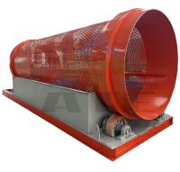 China Rolling Drum Screen Sieving Machine for Household Waste Paper Plastics Glass Metals and Fabrics for sale
