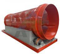 China Mobile Gold Mineral Roller Washing Screening Machine with Trommel Round Sifter Drum Washer for sale