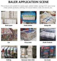 China 8000 KG Capacity Horizontal Baler Machine for Plastic Bottle Clothing Cans Packaging for sale