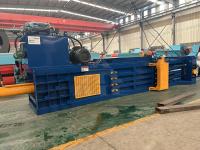 China 8000 KG Capacity Horizontal Baler Machine for Plastic Bottle Clothing Cans Packaging for sale
