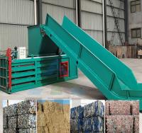 China 8000 KG Capacity Horizontal Baler Machine for Plastic Bottle Clothing Cans Packaging for sale
