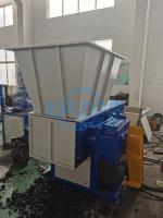 China 5-100 kg/h Production Capacity Plastic Single Shaft Shredder for Cloth Plastic Rubber for sale