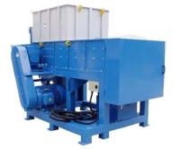 China 5 100 kg/h Production Capacity Single Shaft Design Plastic Shredder for Fabric Plaster Board for sale