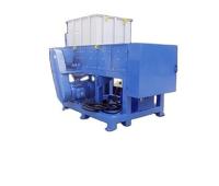 China 5 100 kg/h Production Capacity Single Shaft Design Plastic Shredder for Fabric Plaster Board for sale