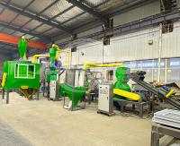 China PV Cell Scrap Shredding Crushing Sorting Recycling Machine for Solar Panel Waste for sale