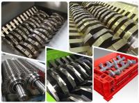 China Double Shaft Metal Shredder for Scrap Steel Wire Cars Tires Plastic and Textile Waste for sale