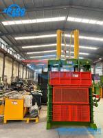 China High Productivity Waste Tire Baler Press Vertical Baler Machine for Retail and Baling for sale