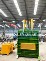 China High Productivity Waste Tire Baler Press Vertical Baler Machine for Retail and Baling for sale