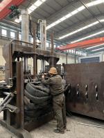 China Plastic Steel Belt Vertical Hydraulic Baler The Perfect Solution for Car Tire Baling for sale