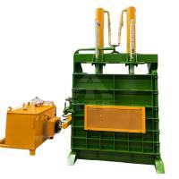 China Belt Packaging Type Hydraulic Driven Plastic Waste Paper Vertical Baler Tire Baler Machine for sale