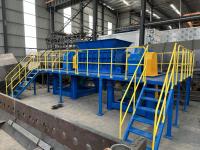 China Double Shaft Shredder for Metal Plastic Recycling 5000KG Weight 1-10 Cm Final Product for sale