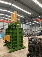 China Vertical Aluminum Can Baler for Scrap Metal Rubber Plastic Bottle and Hydraulic Tire for sale