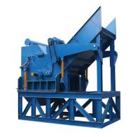 China 55kW Double Shaft Rubber Tire Waste Plastic PVC PET Bottles Metal Rubber Plastic Pellet Wall Shredder Machine for sale