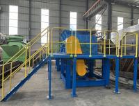 China 2200KG Weight Metal Double Shaft Shredder Machine for Shredding Plastic Waste Textile for sale