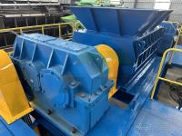 China 2200KG Weight Metal Double Shaft Shredder Machine for Shredding Plastic Waste Textile for sale