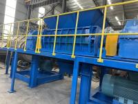 China 2200KG Weight Metal Double Shaft Shredder Machine for Shredding Plastic Waste Textile for sale