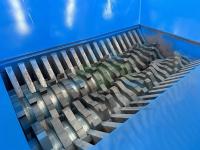 China 2200KG Weight Metal Double Shaft Shredder Machine for Shredding Plastic Waste Textile for sale