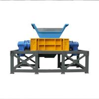 China Industrial Scrap Metal Double Shaft Shredding Machine for Two Shaft Plastic Shredder for sale