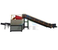 China ALLOY Material Double Shaft Shredder for Full Automatic Tire Cans and Metal Recycling for sale