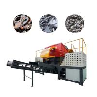 China Scrap Metal Motorcycle Tyre Rubber Shredder for Waste Bicycle Car Truck Tire Conveyor for sale