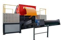 China Scrap Metal Motorcycle Tyre Rubber Shredder for Waste Bicycle Car Truck Tire Conveyor for sale