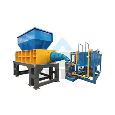 China 2.5T Single Shaft Radiator Shredder Recycling Plant for Copper Aluminum Separation for sale
