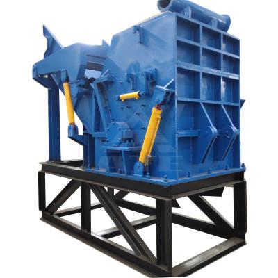 China Recycle Scrap Tin Aluminum Frame with and Easy to Operate Metal Shredder Crusher Machine for sale