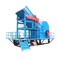 China Double Shaft Plastic Shredder Machine for Waste Tires Metal Scrap Bicycle Recycling for sale