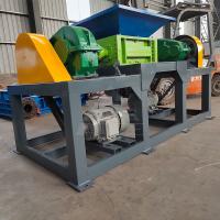 China Double Shaft Shredder for Recycling Cardboard Boxes Plastic Bottles and Scrap Metal for sale