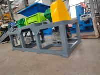 China Double Shaft Shredder for Recycling Cardboard Boxes Plastic Bottles and Scrap Metal for sale