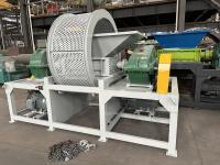 China Hot Plastic Drum Waste Shredder Double Shaft Tire Shredder Machine for Waste Car Tire for sale