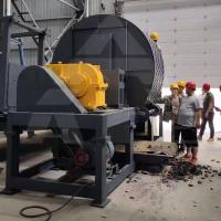 China Large Double Shaft Shredder for Waste Tires Customized Voltage Tire Recycling Machine for sale