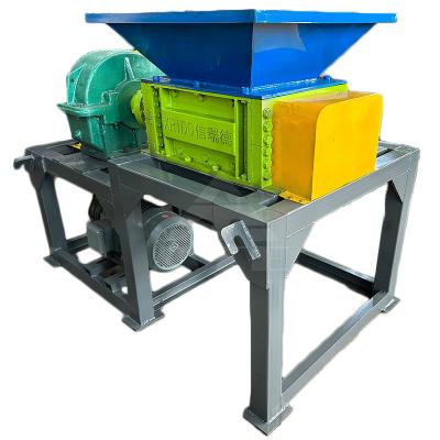 China Famouse MOTOR Double Shaft Multipurpose Shredder for Scrap Plastic Bag and Wood Tree for sale