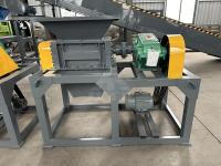 China Wood Mini Scrap Metal Shredder Crusher Machine Plastic Double Shaft Paper Shredder for sale