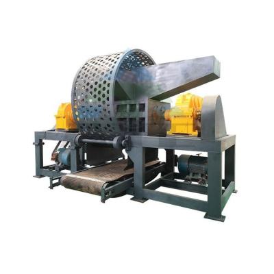 China 2-3tons Capacity High Productivity Tire Shredding Crusher Machine for Scrap Tire Recycling for sale