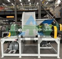 China Tire Machine Type Double Shaft Shredder for Scrap Tyre Used Rubber Tires Recycling for sale