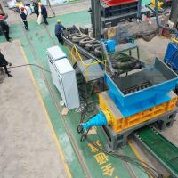 China Tire Machine Type Double Shaft Shredder for Scrap Tyre Used Rubber Tires Recycling for sale