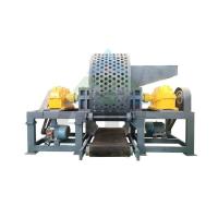 China Tire Recycling Machine Double Shaft Tyre Shredder for Waste Rubber Car Truck Tyres for sale