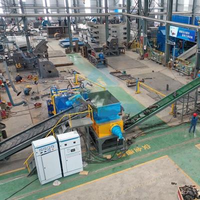 China High Productivity Customizable Truck Tire Recycling Equipment with Rubber Tyre Shredder for sale
