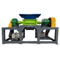China Multifunctional Double Shaft Metal Shredder for Scrap Plastic Barrels and Tire Boxes for sale