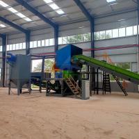 China Double Shaft Shredder Machine for Scrap Plastic Bottle Metal and Cardboard Waste for sale